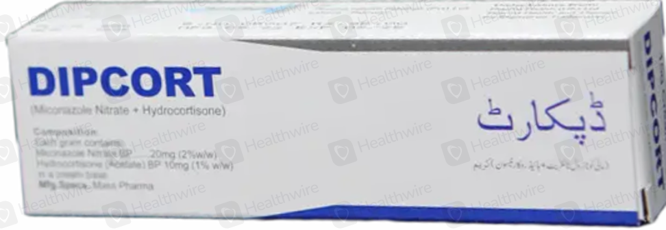 Dipcort (2/1%) 15g Cream Price in Pakistan - Uses, Dosage, Side Effects