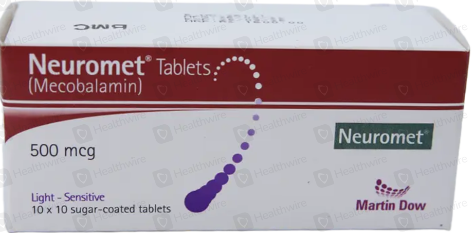 Neuromet (500mcg) 100 Tablets Price in Pakistan - Uses, Dosage, Side ...