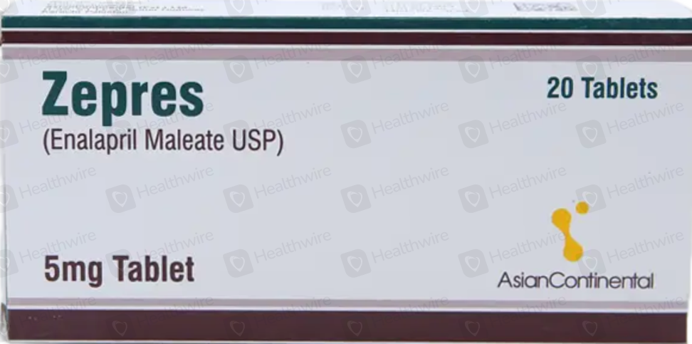 Zepres (5mg) 20 Tablets Price in Pakistan - Uses, Dosage, Side Effects
