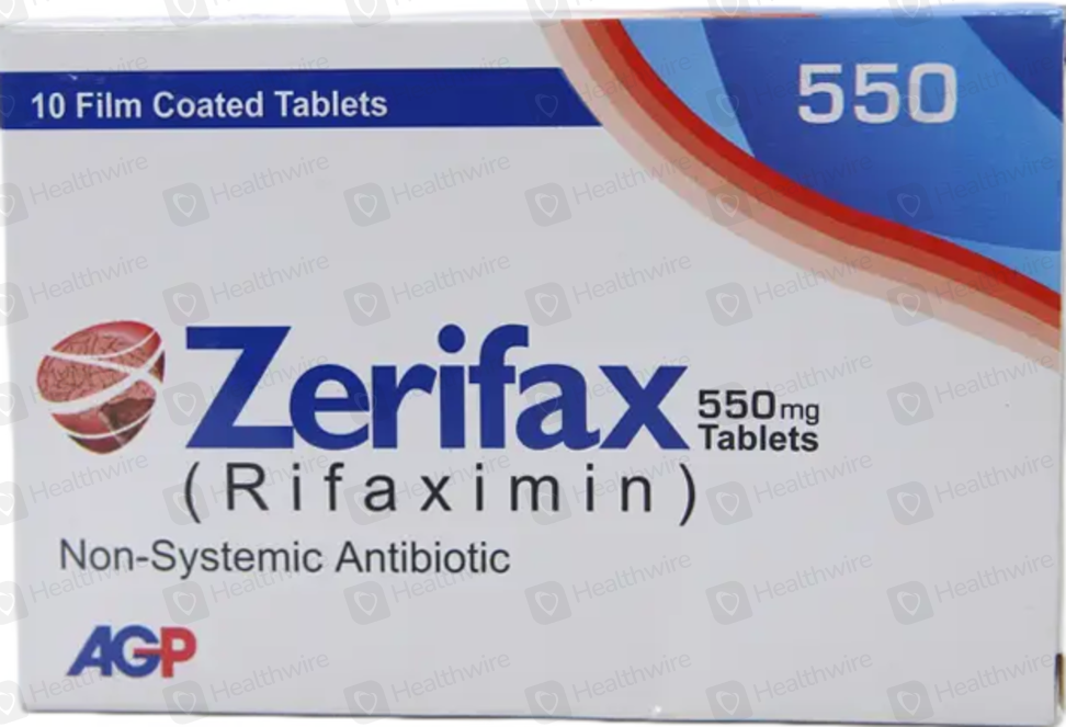 Zerifax (550mg) 10 Tablets Price in Pakistan - Uses, Dosage, Side Effects
