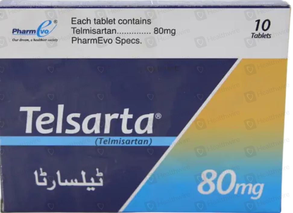 Telsarta (80mg) 10 Tablets Price in Pakistan - Uses, Dosage, Side Effects