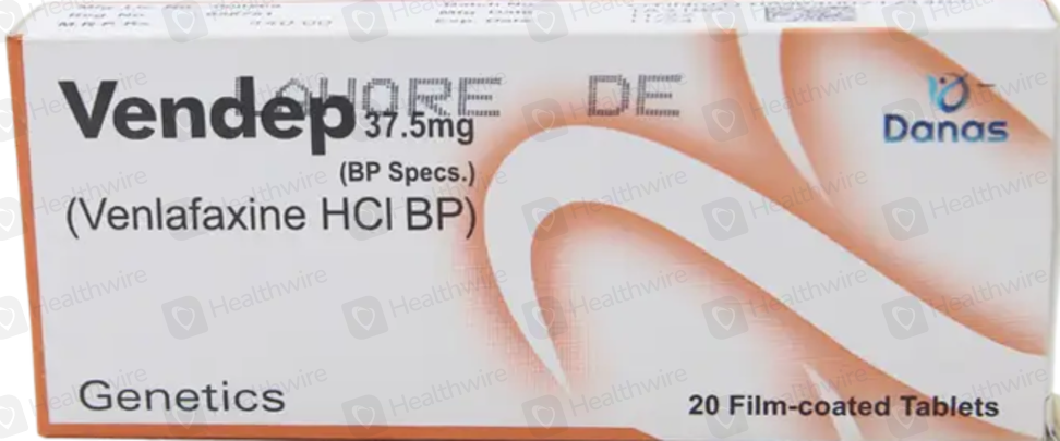 Vendep (37.5mg) 20 Tablets Price in Pakistan - Uses, Dosage, Side Effects