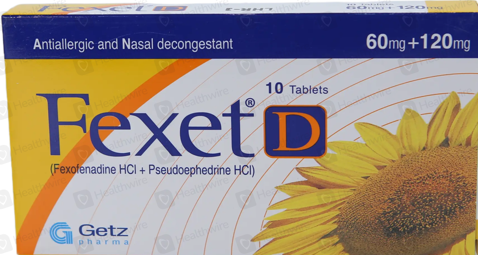 Fexet D (60/120mg) 10 Tablets Price in Pakistan - Uses, Dosage, Side ...