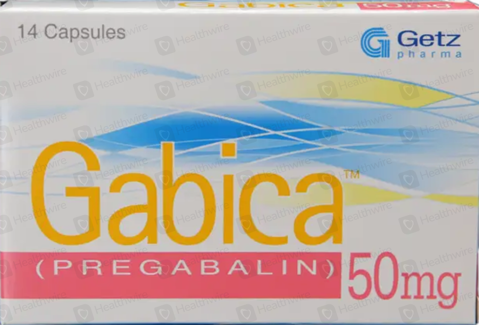 Gabica (50mg) 14 Capsules Price in Pakistan - Uses, Dosage, Side Effects