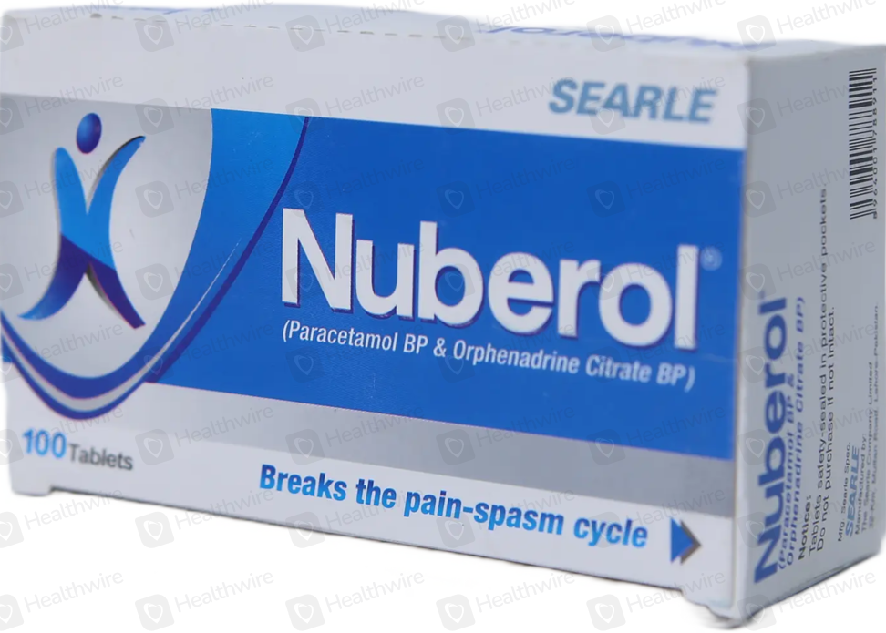 Nuberol (450/35mg) 100 Tablets Price in Pakistan - Uses, Dosage, Side ...