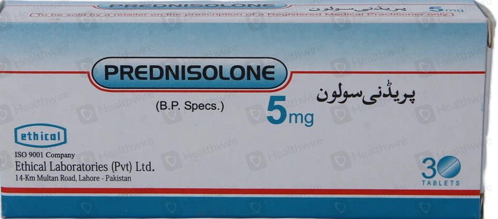 Prednisolone (5mg) 30 Tablets Price in Pakistan - Uses, Dosage, Side ...