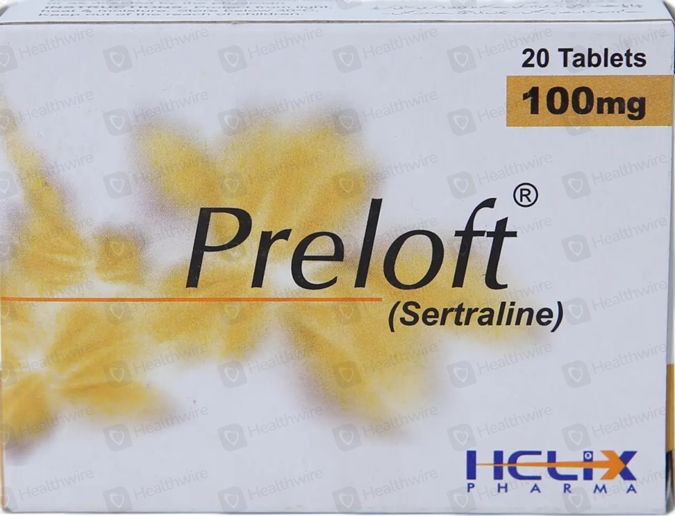Preloft (100mg) 20 Tablets Price in Pakistan - Uses, Dosage, Side Effects