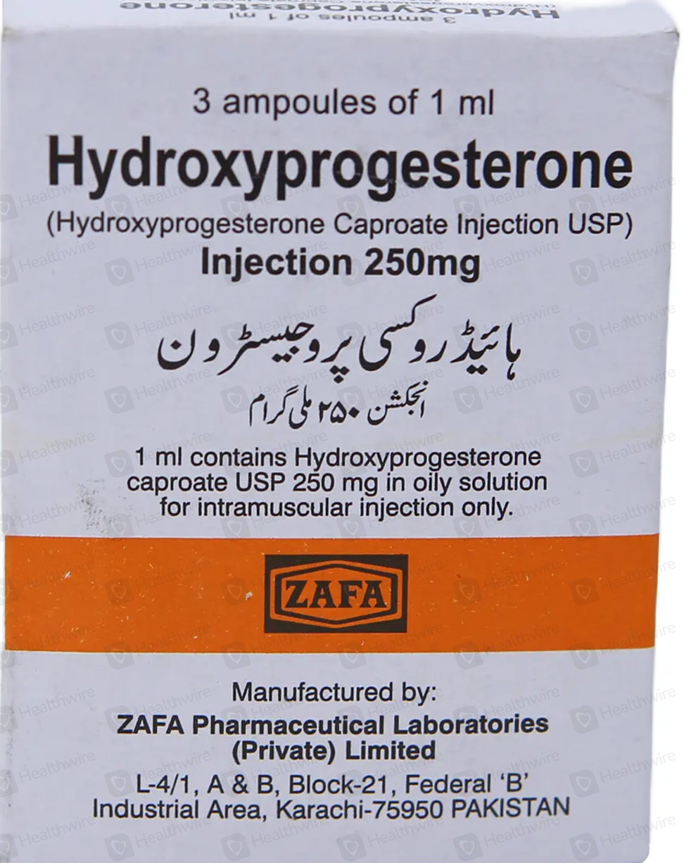 Hydroxyprogesterone (250mg/Ml) 3 Ampoule Injections Price in Pakistan ...