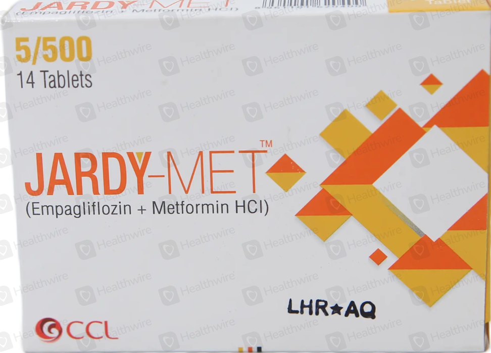 Jardy Met (5/500mg) 14 Tablets Price in Pakistan - Uses, Dosage, Side ...
