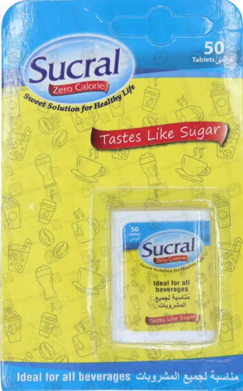 Sucral Zero Calorie 50 Tablets Price in Pakistan - Uses, Dosage, Side ...