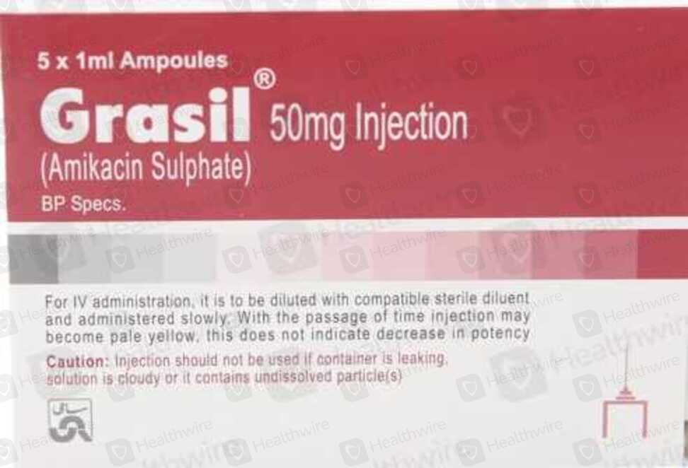 Grasil (50mg) 1ml, 5 Ampoule Injections Price in Pakistan - Uses ...