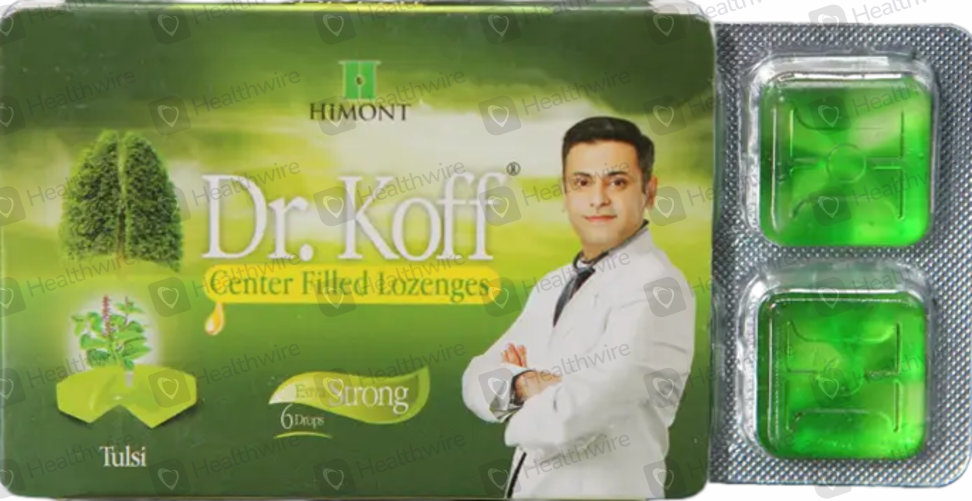 Dr Koff Tulsi Flavour 60 Lozenges Price in Pakistan - Uses, Dosage ...
