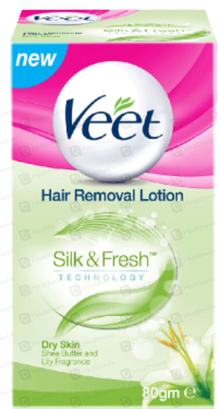 Veet Silk & Fresh (For Dry Skin) 80g Hair Removal Lotion Price in ...