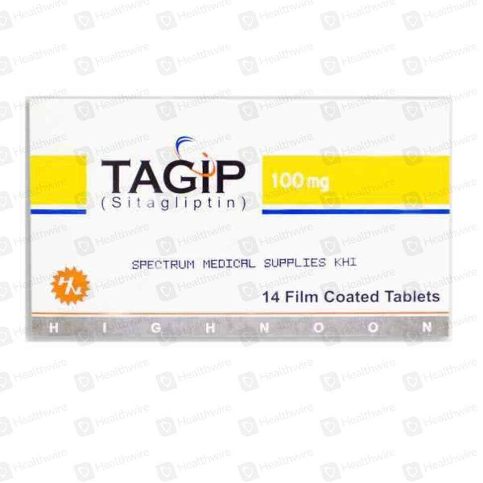 Tagip (100mg) 14 Tablets Price in Pakistan - Uses, Dosage, Side Effects