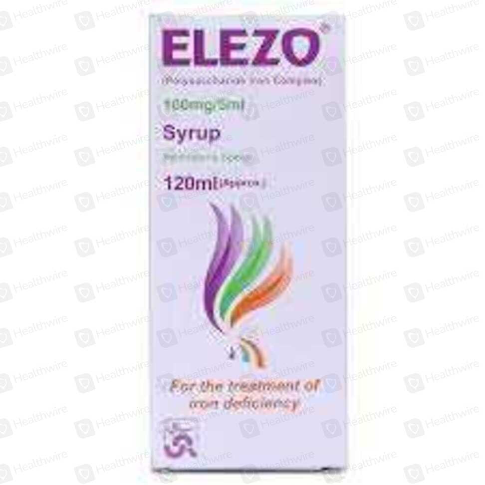 Elezo (100mg/5mg) 120ml Syrup Price in Pakistan - Uses, Dosage, Side ...