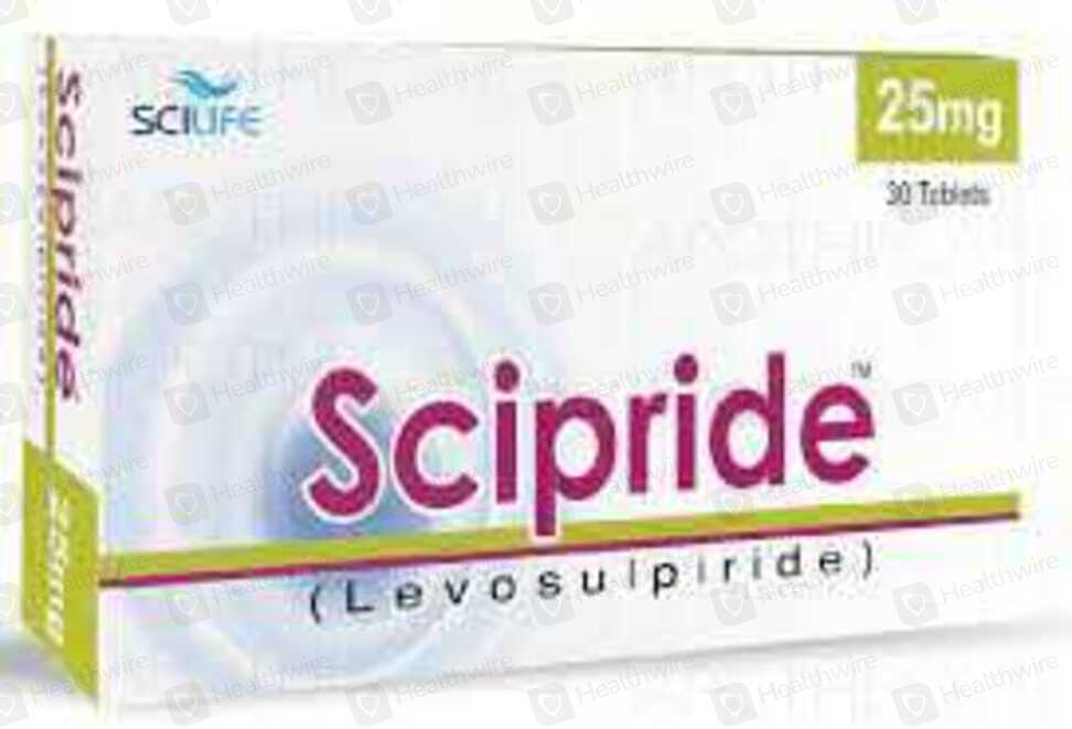 Scipride (25mg) 30 Tablets Price in Pakistan - Uses, Dosage, Side Effects