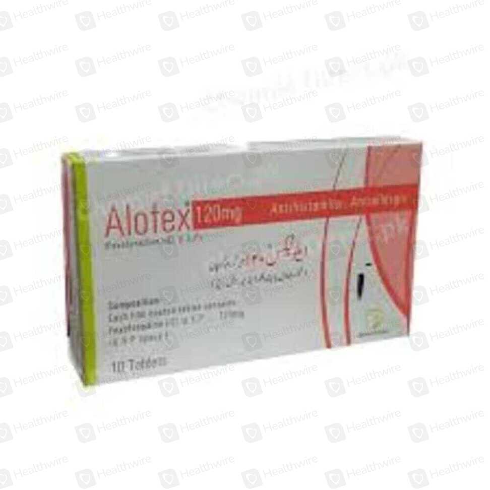 Alofex (120mg) 10 Tablets Price in Pakistan - Uses, Dosage, Side Effects