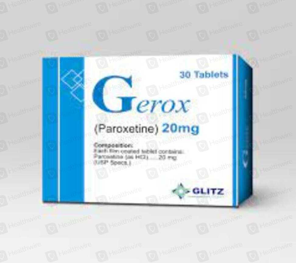 Gerox (20mg) 30 Tablets Price in Pakistan - Uses, Dosage, Side Effects