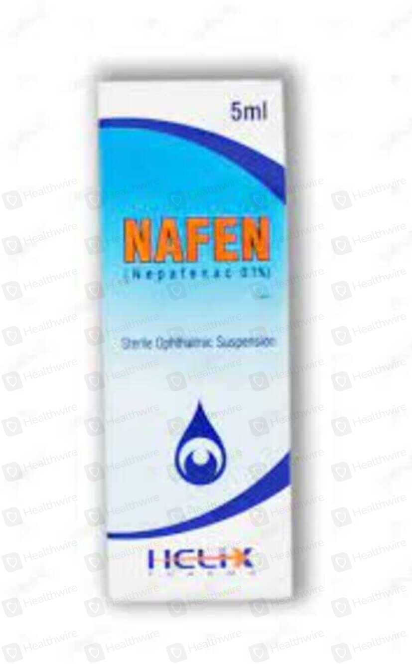 Nafen (0.1%) 5ml Eye Suspension Price in Pakistan - Uses, Dosage, Side ...