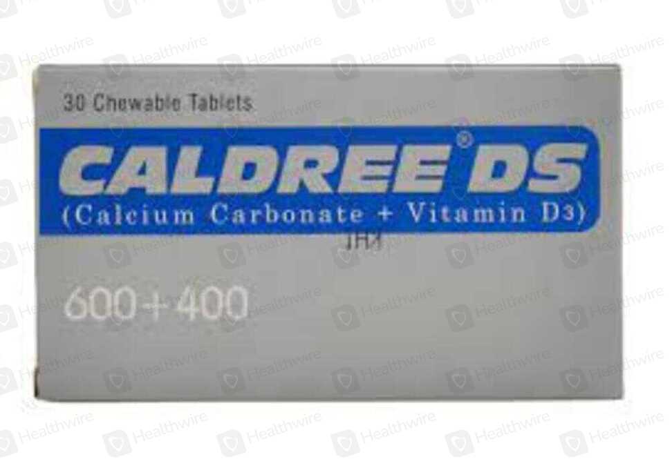 Caldree Ds (600mg/400 Iu) 30 Tablets Price in Pakistan - Uses, Dosage ...