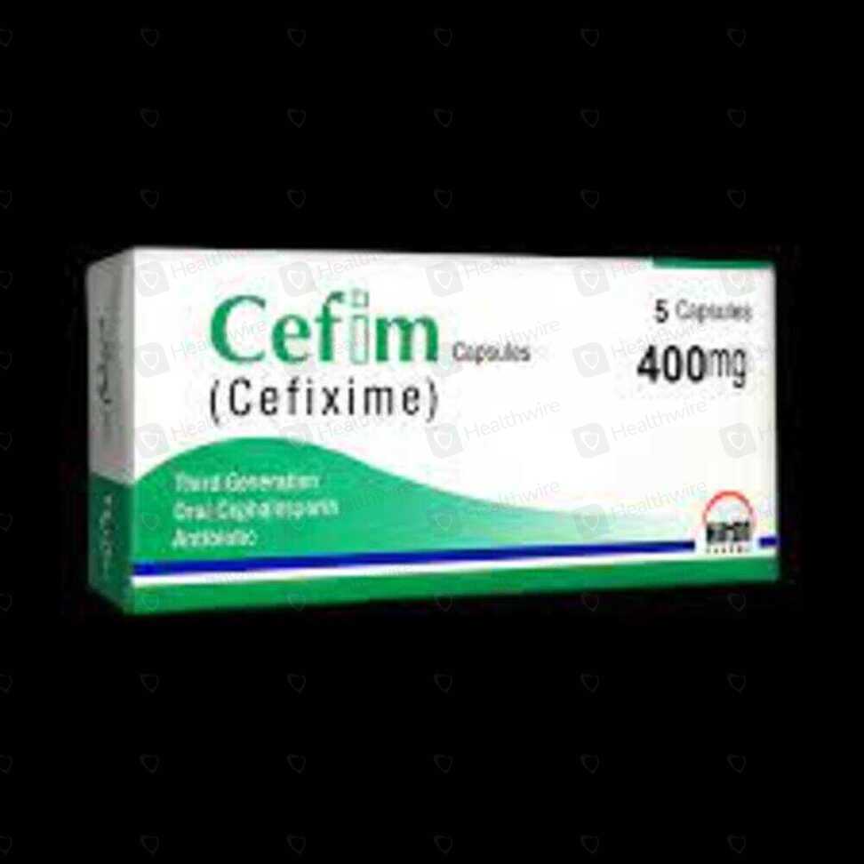 Cefim (400mg) 5 Capsules Price in Pakistan - Uses, Dosage, Side Effects
