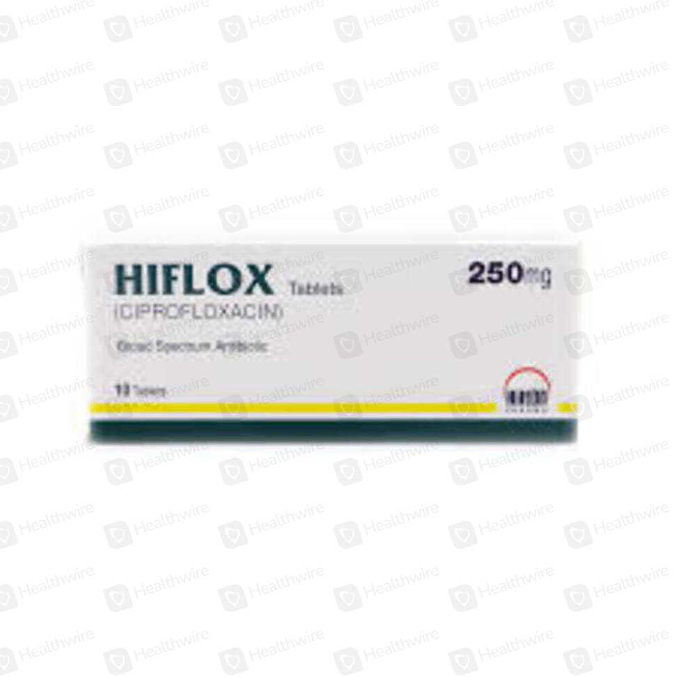 Hiflox (250 Mg) 10 Tablets Price in Pakistan - Uses, Dosage, Side Effects