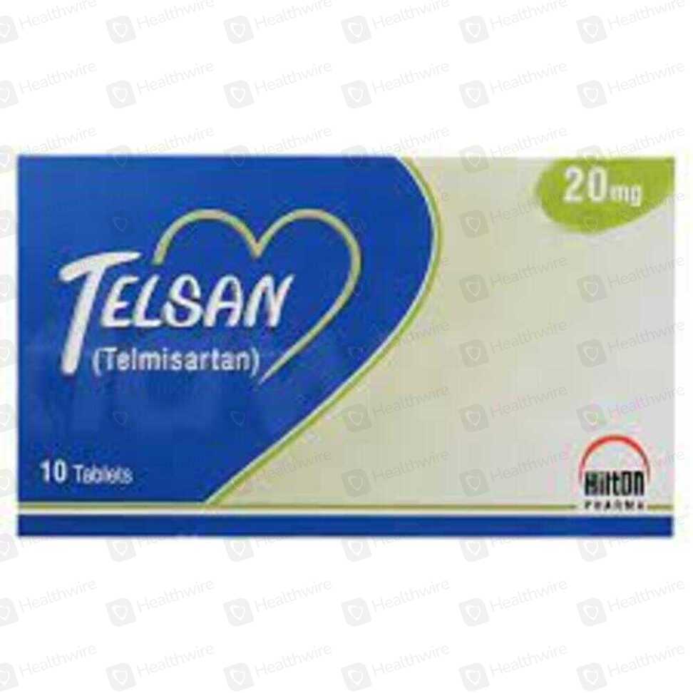 Telsan (20mg) 10 Tablets Price in Pakistan - Uses, Dosage, Side Effects