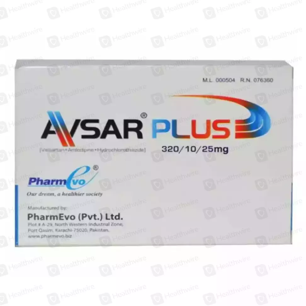 Avsar Plus (0320/10/25mg) 28 Tablets Price in Pakistan - Uses, Dosage ...