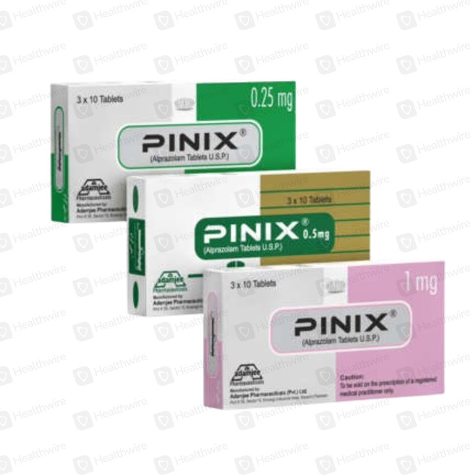 Pinix (0.5mg) 30 Tablets Price in Pakistan - Uses, Dosage, Side Effects