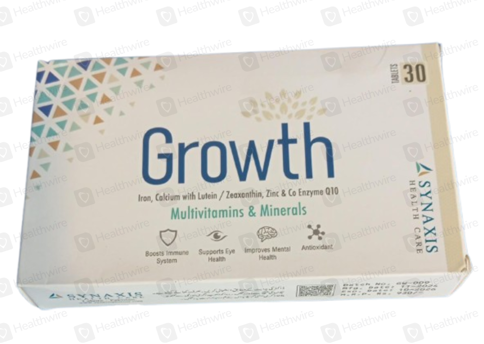 Growth (30 Tablets) Price in Pakistan - Uses, Dosage, Side Effects