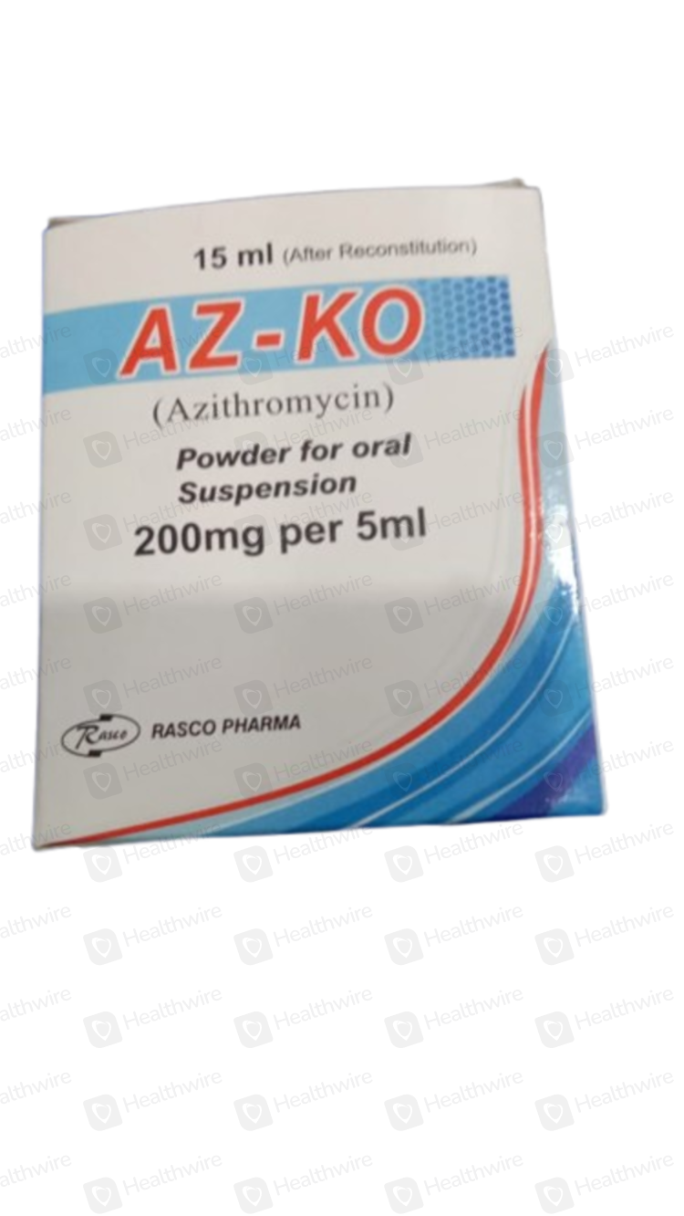 Az Ko (200 Mg) 15 Ml Suspension Price in Pakistan - Uses, Dosage, Side ...