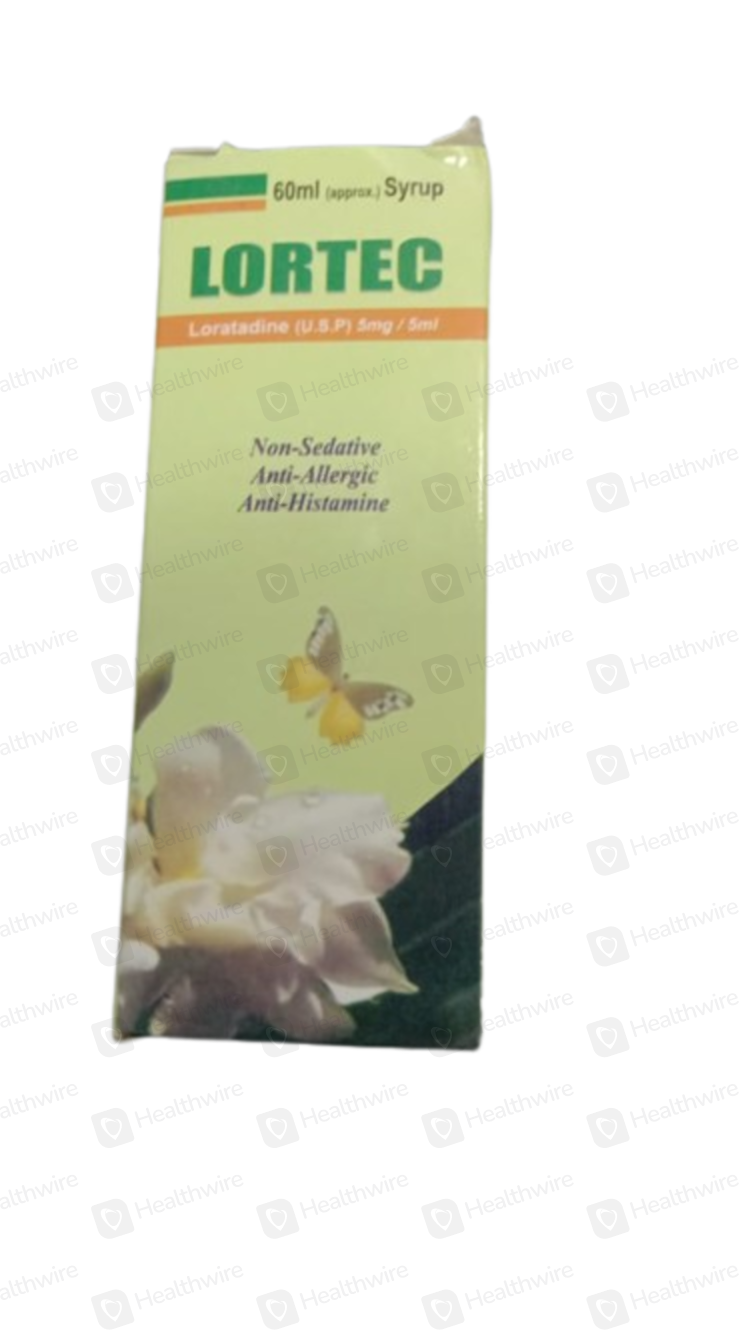Lortec (5mg/5ml) 60ml Syrup Price in Pakistan - Uses, Dosage, Side Effects