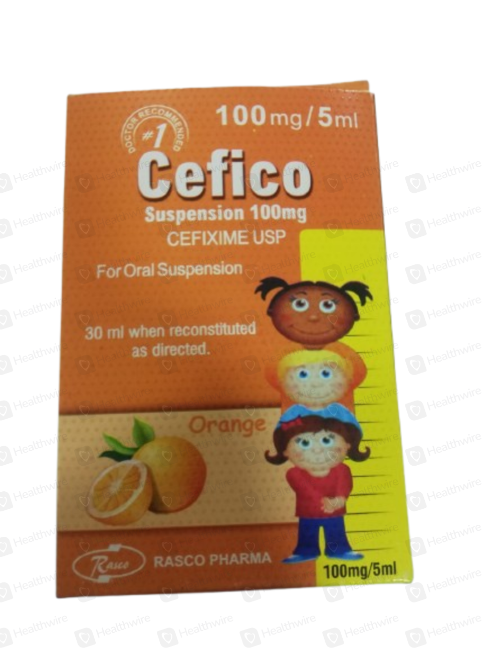 Cefico (100 Mg/5 Ml) Orange Price in Pakistan - Uses, Dosage, Side Effects