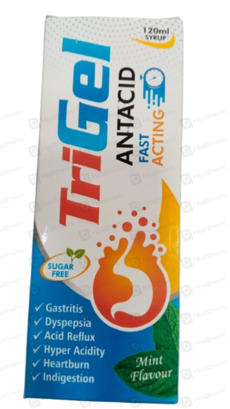 Tri Gel Antacid (120ml) Syrup Price in Pakistan - Uses, Dosage, Side ...