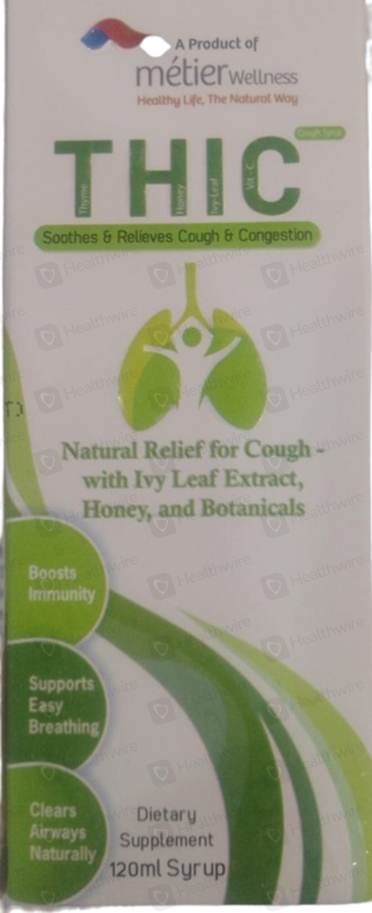 Thic Relieves Cough (120ml) Syrup Price in Pakistan - Uses, Dosage ...