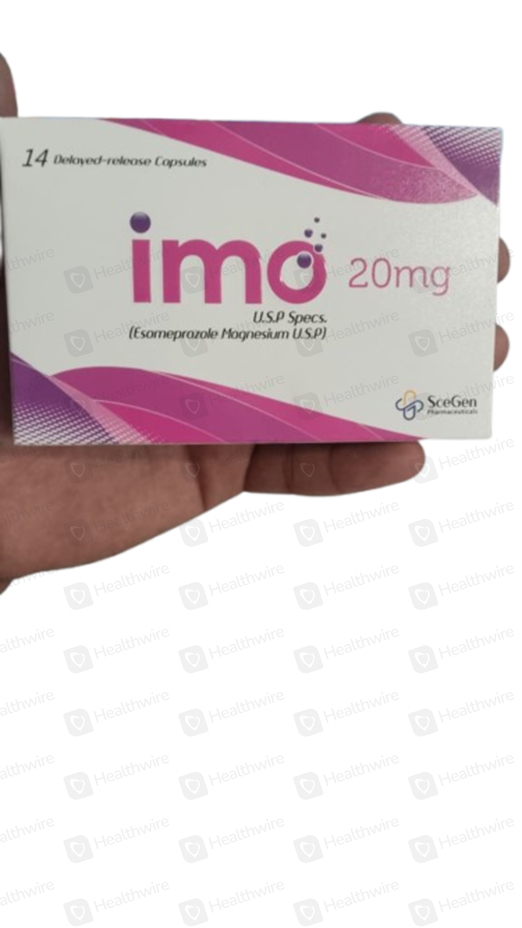 Imo (20mg) 14 Capsules Price in Pakistan - Uses, Dosage, Side Effects